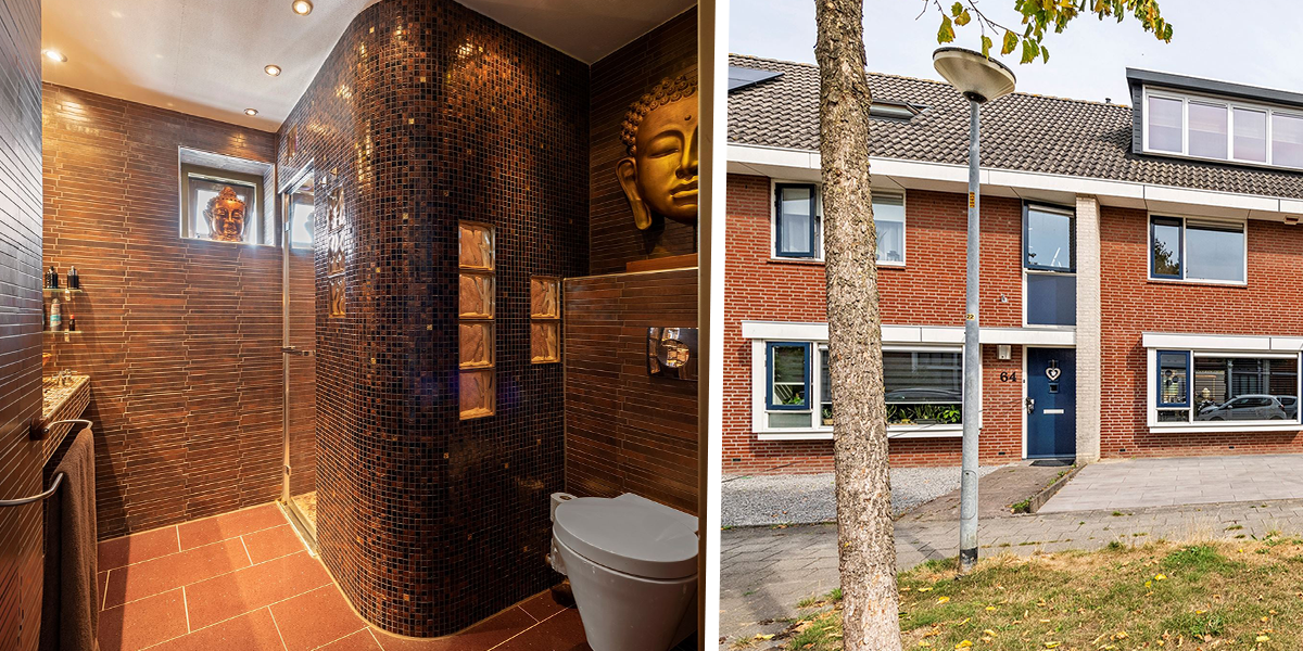 FOTO'S: Een rijtjeshuis met sauna en jacuzzi te koop voor €375.000 in Tiel