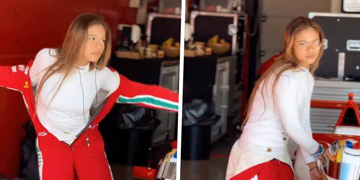 VIDEO: F4-coureur Bianca Bustamante wordt een online hit met omkleedvideo