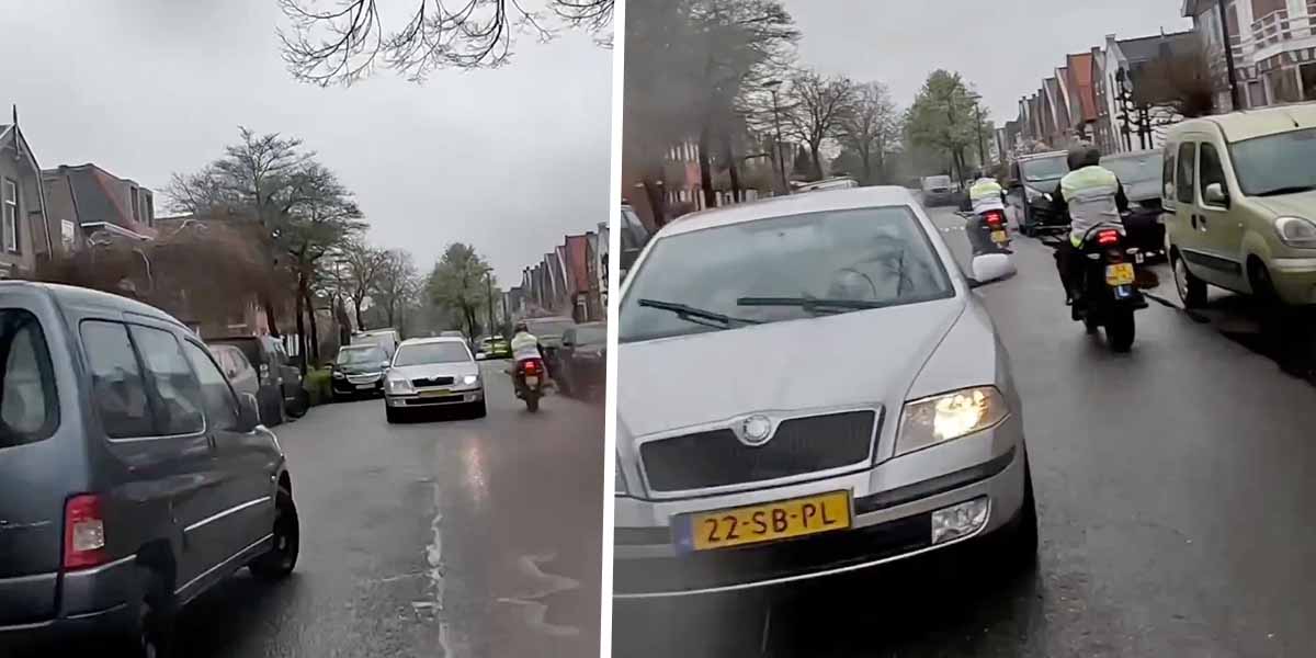 VIDEO: Rij-instructeur en boze automobilist maken tongen los met flinke ...